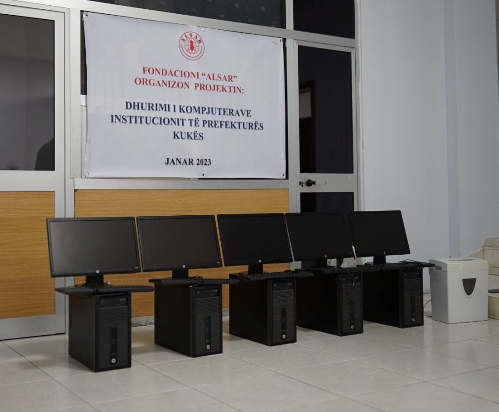 Kompjutera për Prefekturën e Kukësit - Alsar